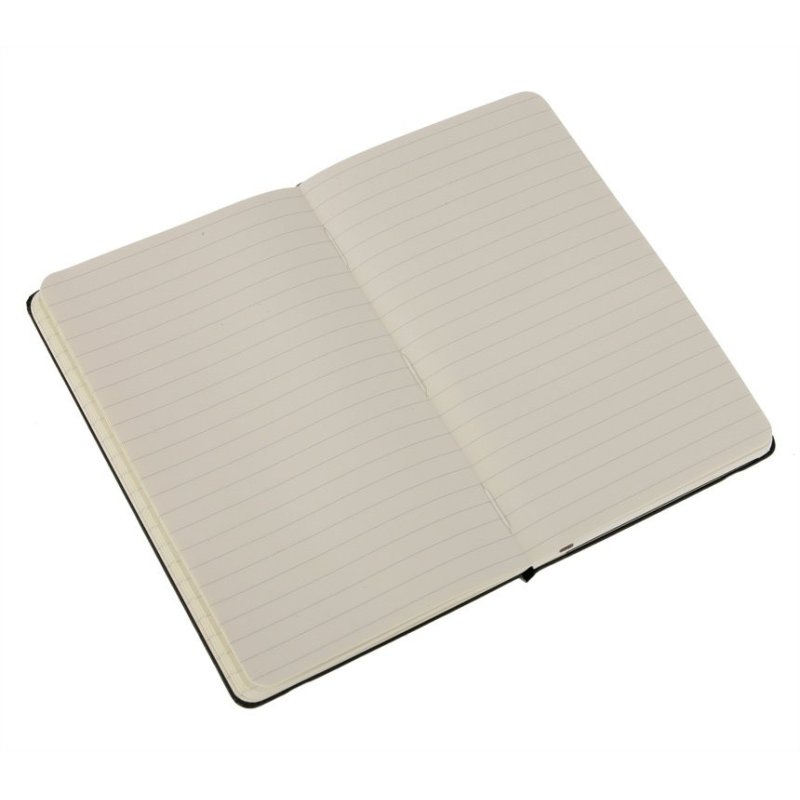 Moleskine Ruled Black Notebook - Pocket - hard cover - 90 x 140mm