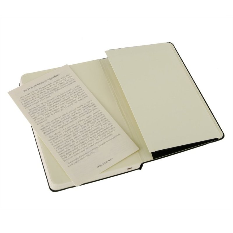 Moleskine Ruled Black Notebook - Large - hard cover - 130 x 210mm