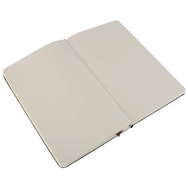 Moleskine Plain Black Notebook - hard cover - Large 130 x 210mm