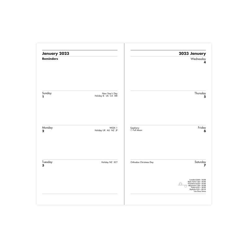 Letts Principal Medium Pocket Week To View Diary 2023 Sunday Start letts-principal-medium-pocket-week-to-view-diary-2023-sunday-start