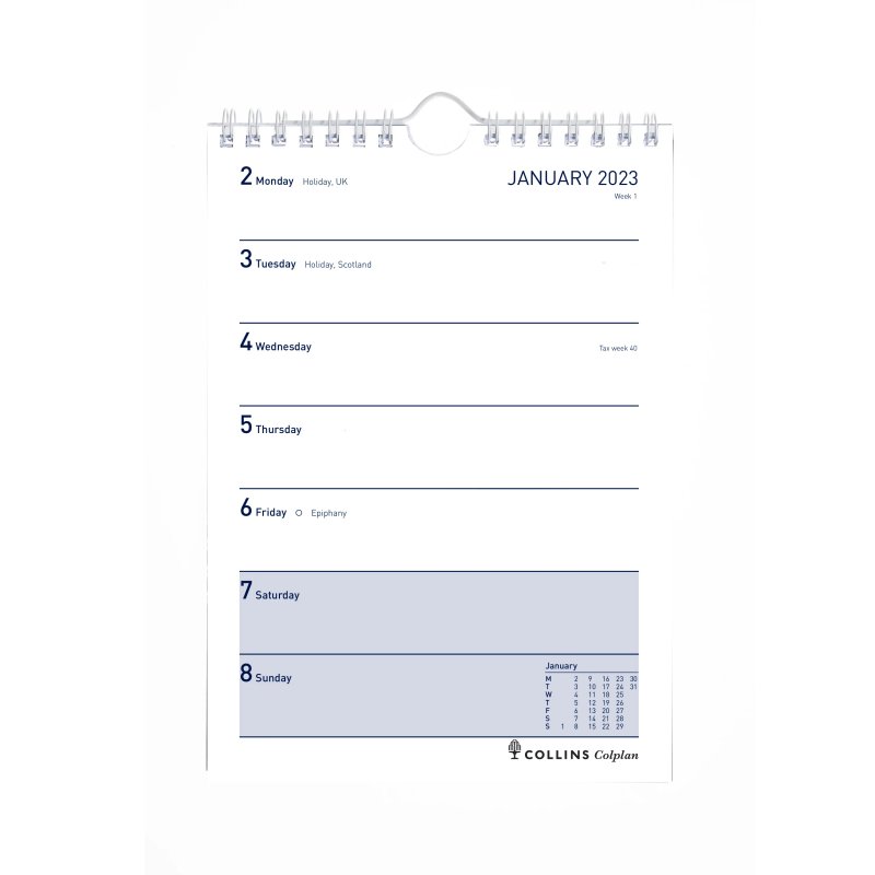 Collins Colplan Weekly Notebook Diary 2023 Collins Colplan Weekly Notebook Diary 2023