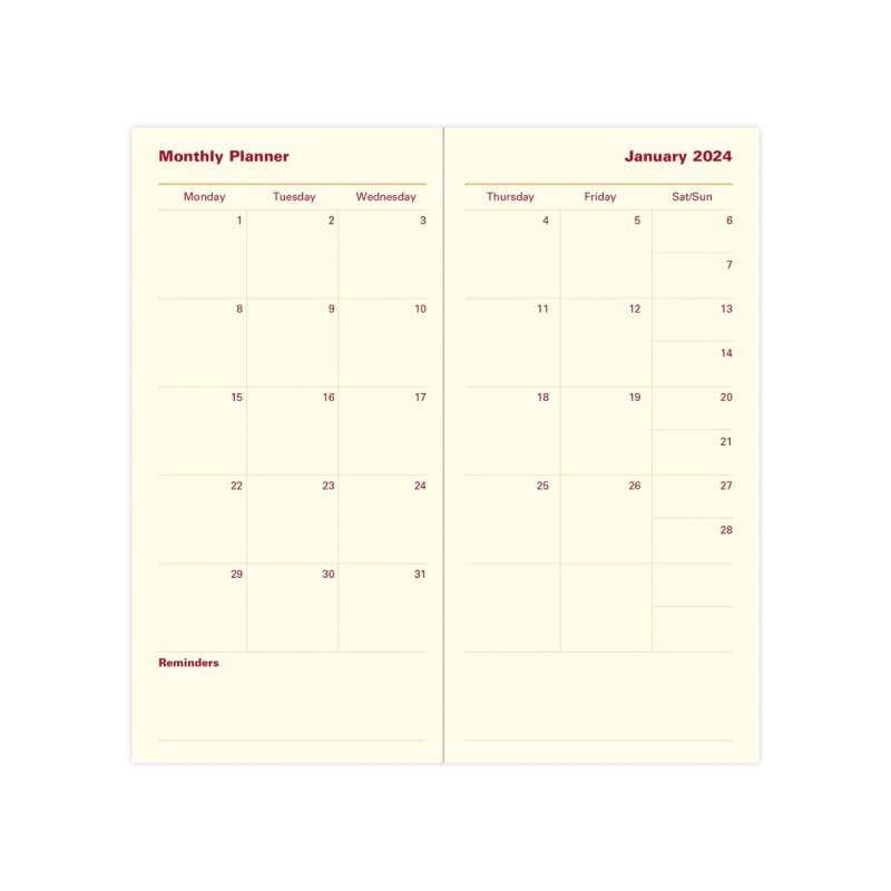 Letts Lexicon Slim Week to View Diary with Appointments 2024