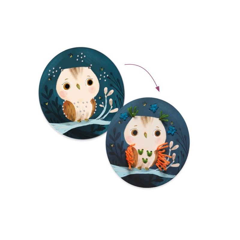 Woodland Animals Wool Threading