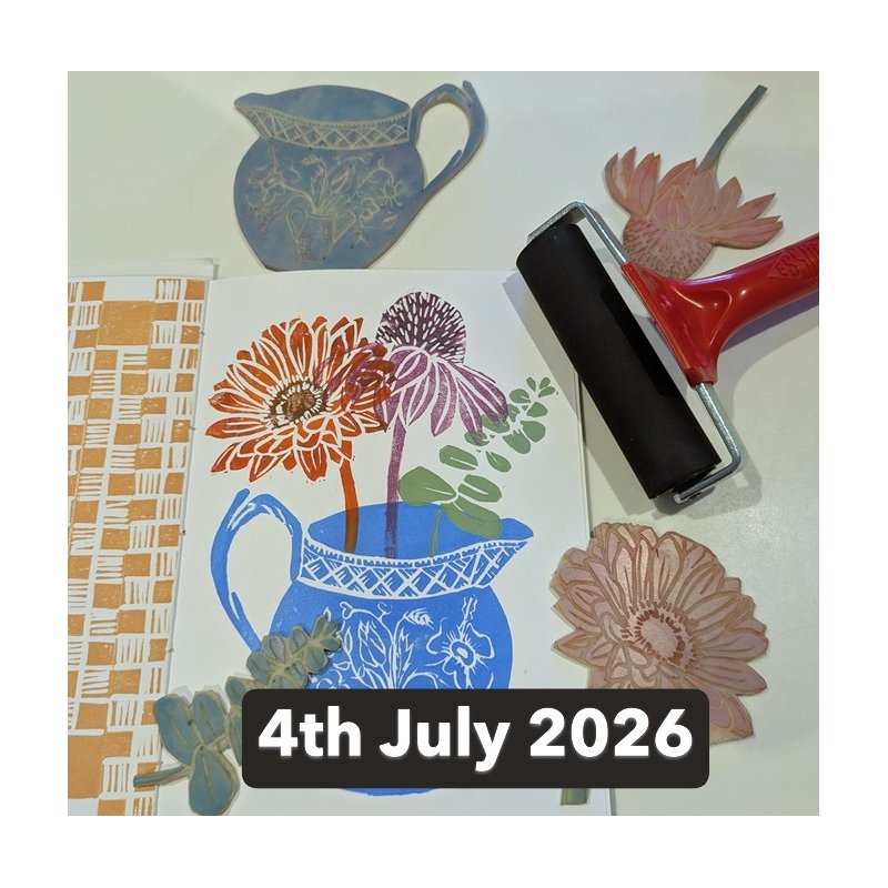 Botanical Lino Printing With Vicky Hallam (Cambridge)
