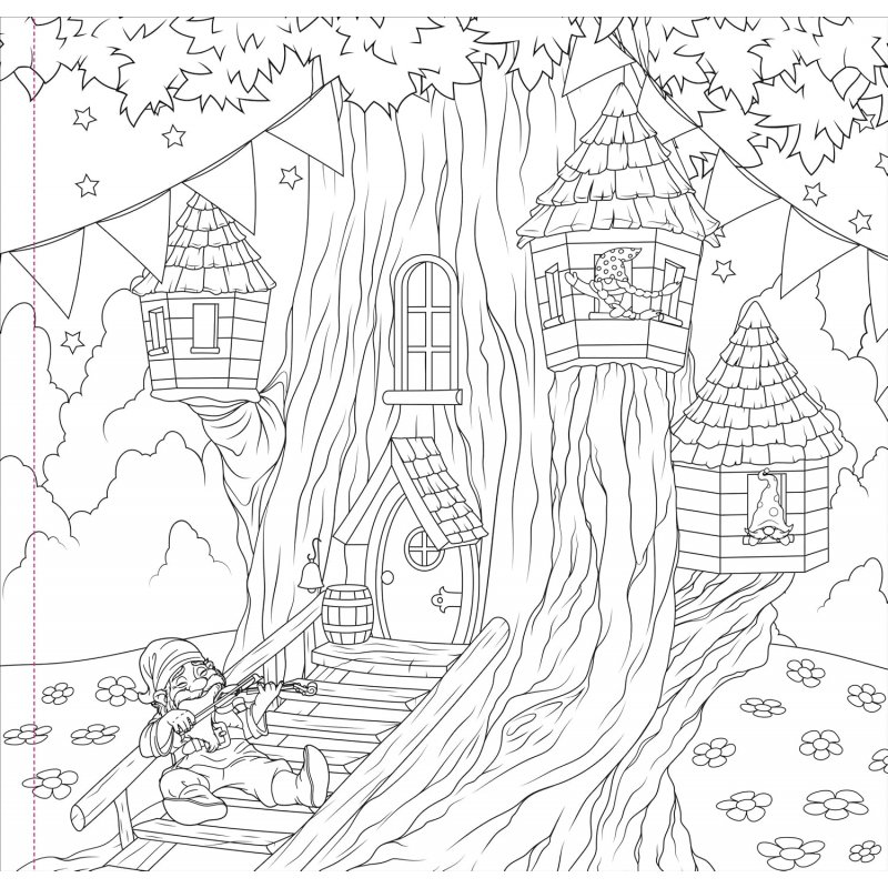 Enchanted Kingdom Adult Coloring Book