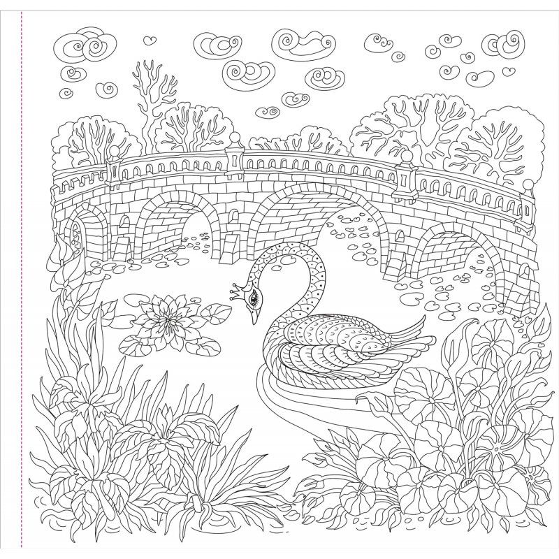Enchanted Kingdom Adult Coloring Book