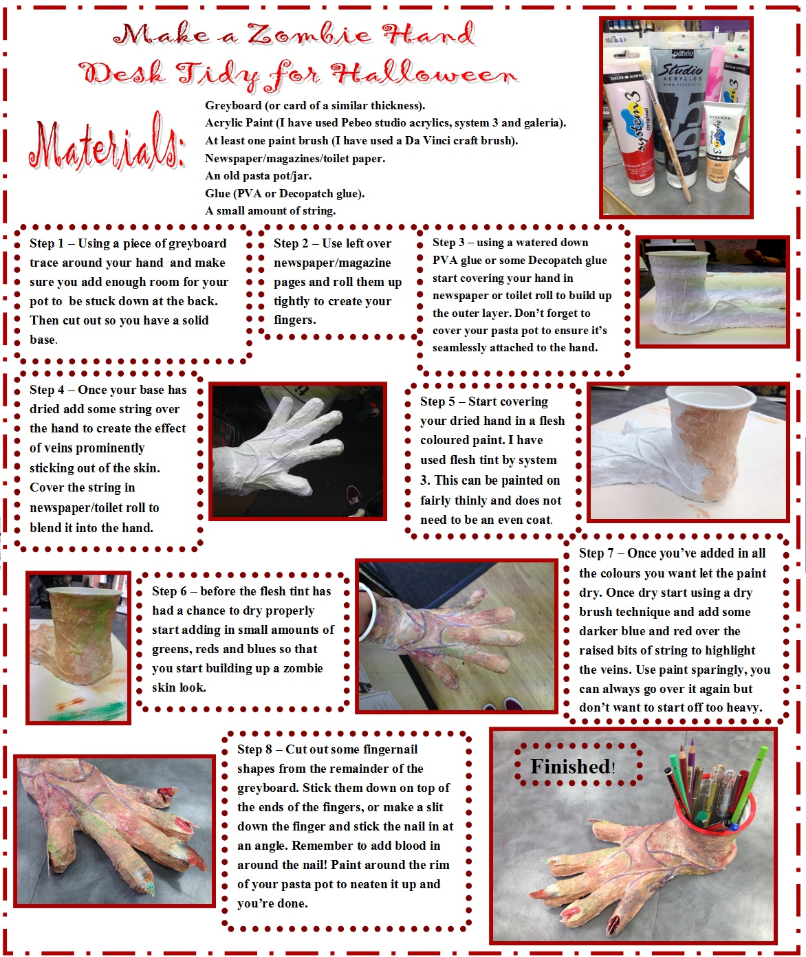 Desk Tidy by Hannah – Tindalls Arts & Graphics